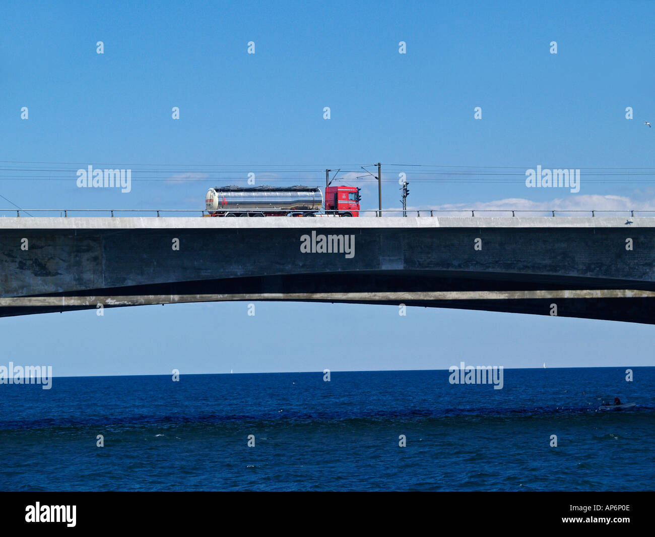 Bridge over Great Belt, Store Belt Stock Photo - Alamy