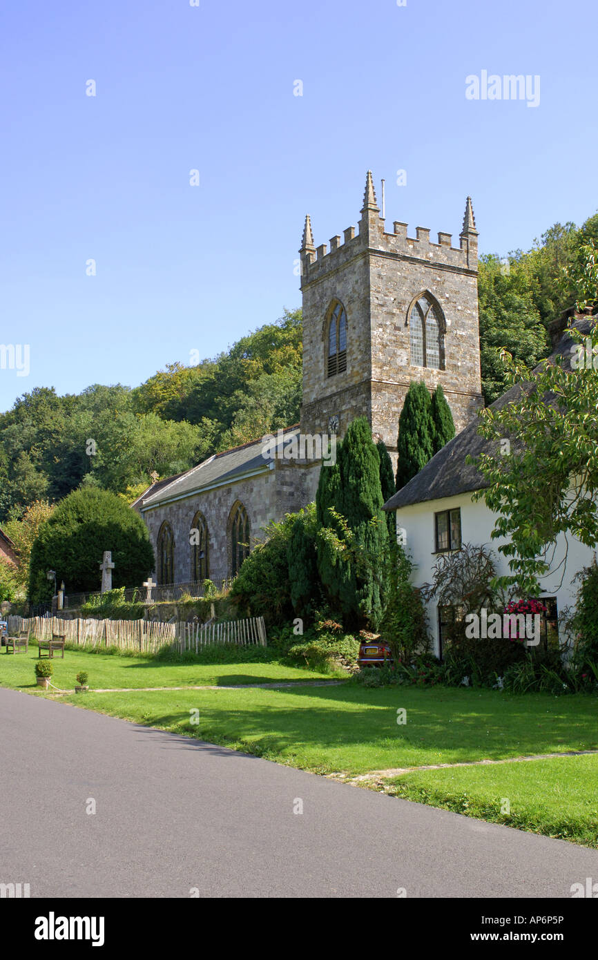 The Parish church of Milton Abbas Dorset built by James Wyatt in 1780 ...
