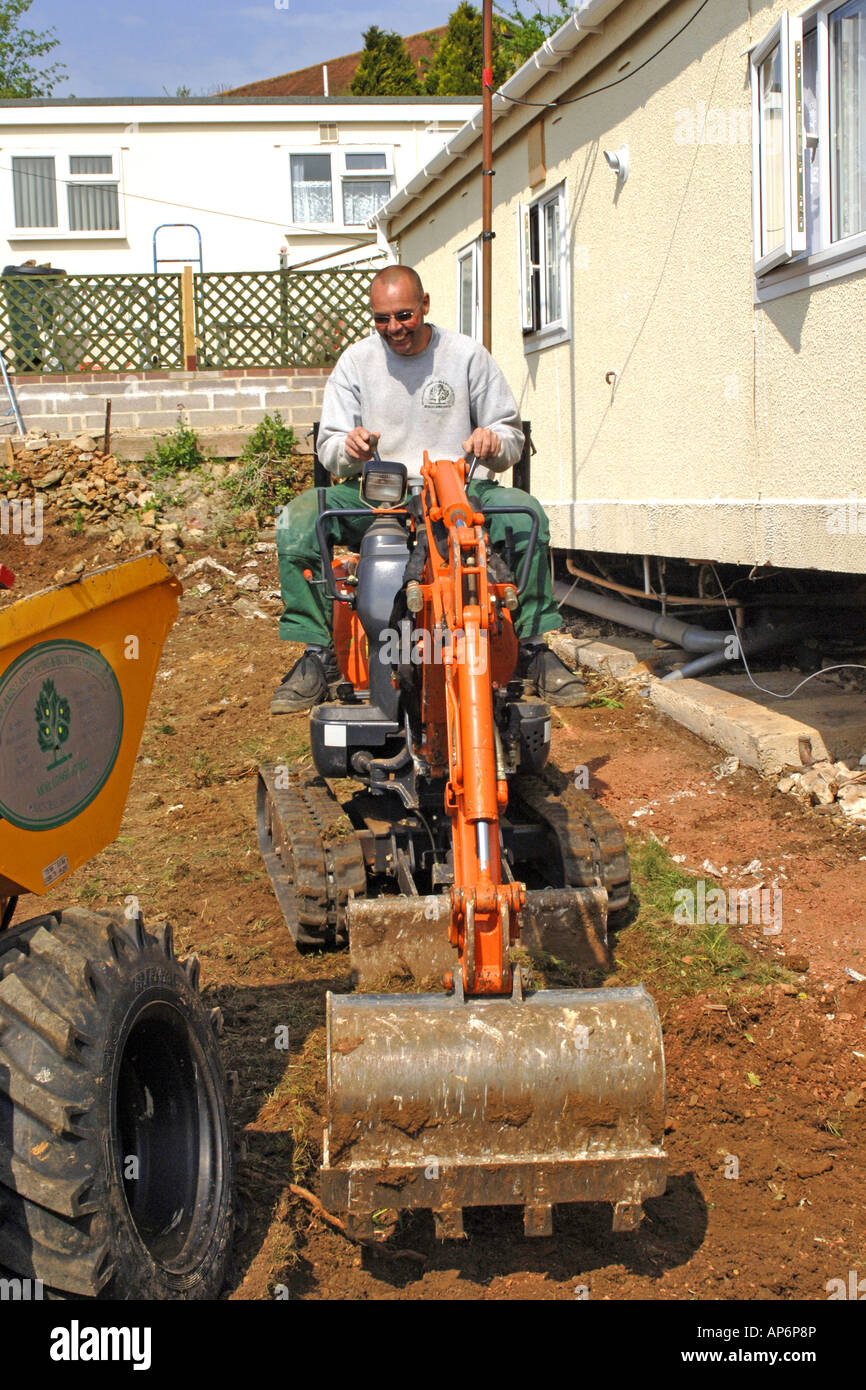 Mini diggers hi-res stock photography and images - Alamy
