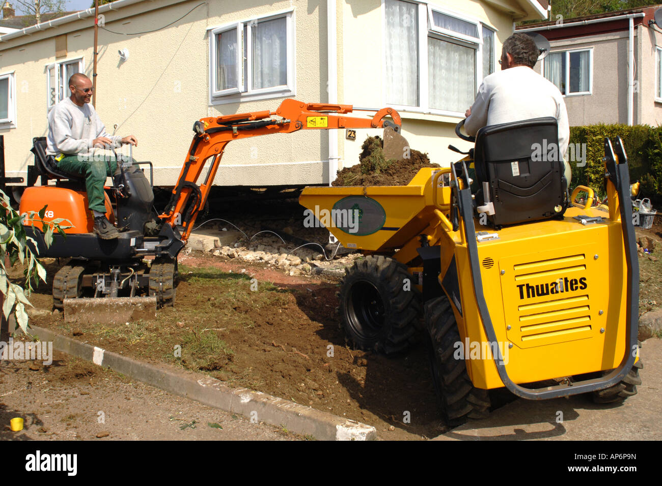 Mini dumper truck hi-res stock photography and images - Alamy
