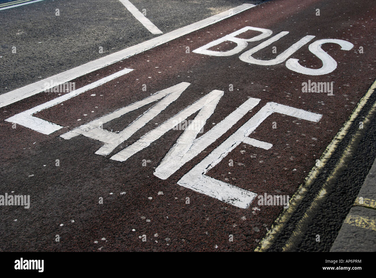 Bus lane not in sign hi-res stock photography and images - Alamy