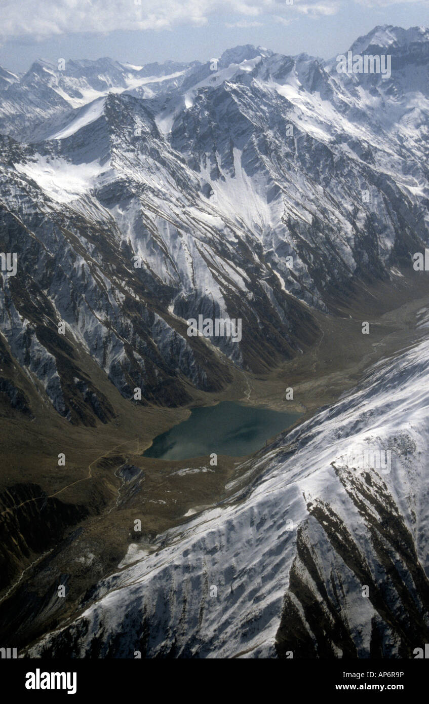 Pakistan Flight To Gilgit Aerial View of K2 Mountain Stock Photo - Alamy