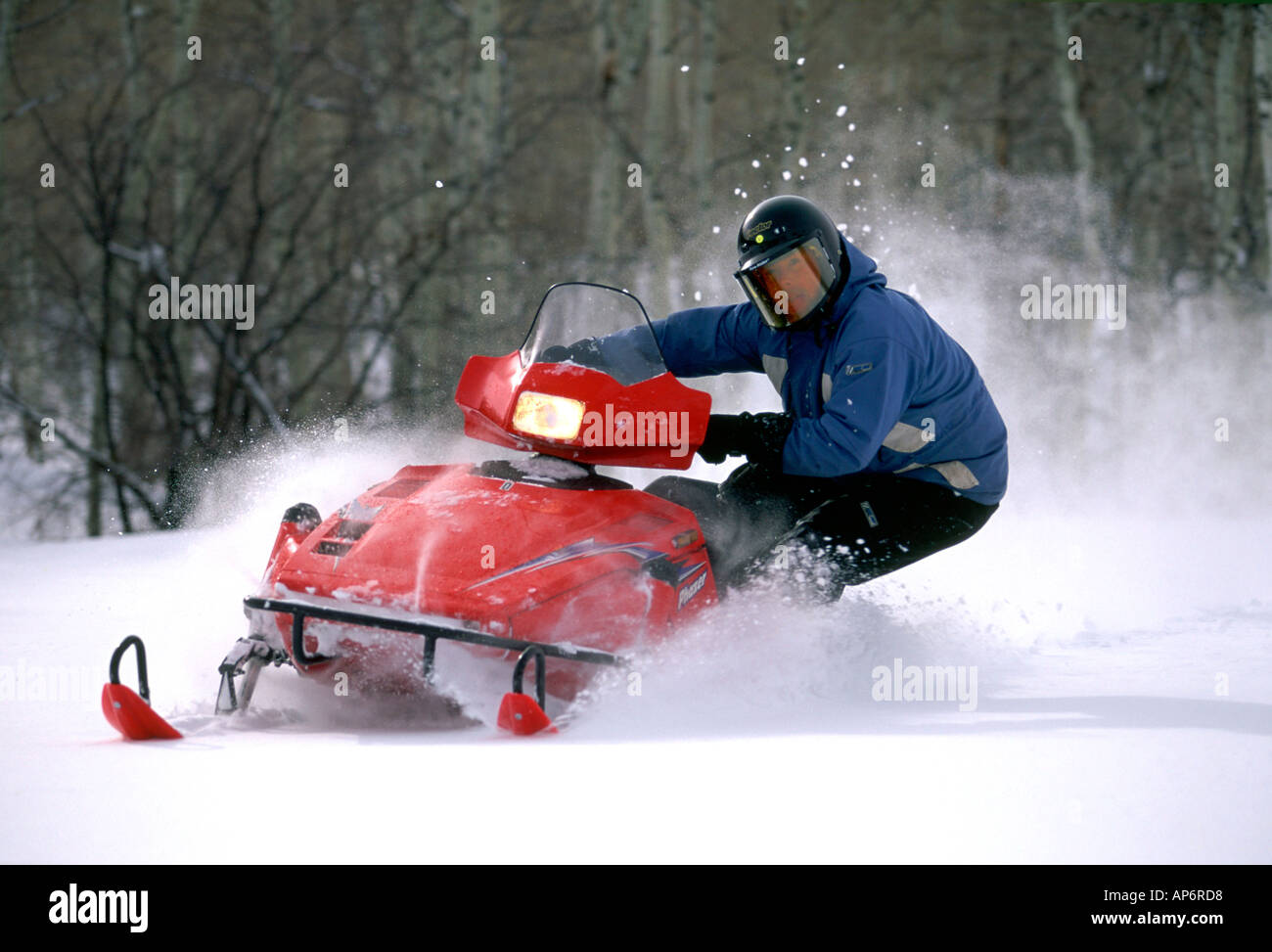Man snowmobiler High Resolution Stock Photography and Images - Alamy