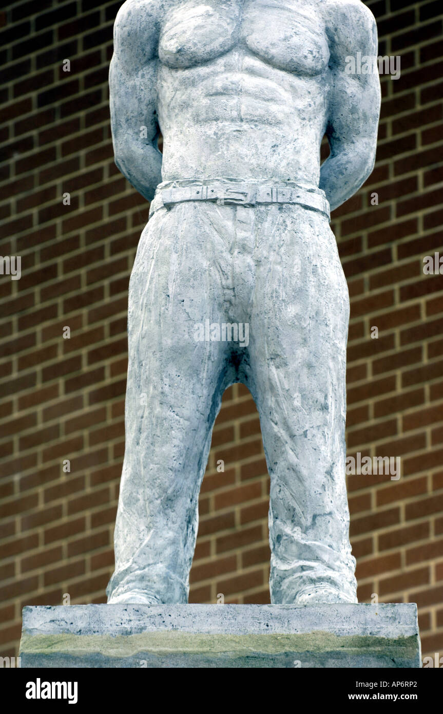 tupac body sculpture modern brick white macho muscle man male vertical ...