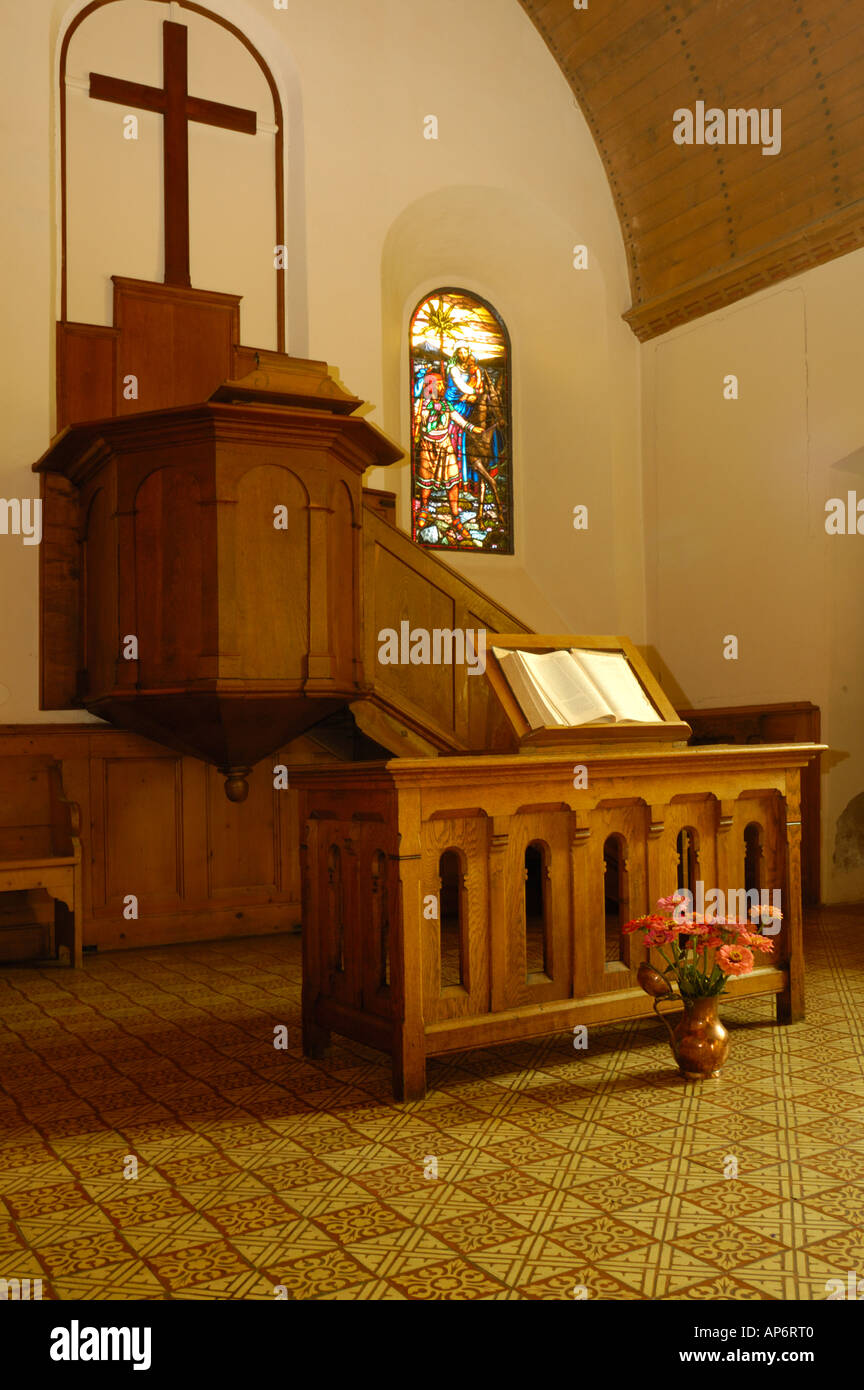 Protestant pulpit Stock Photo - Alamy