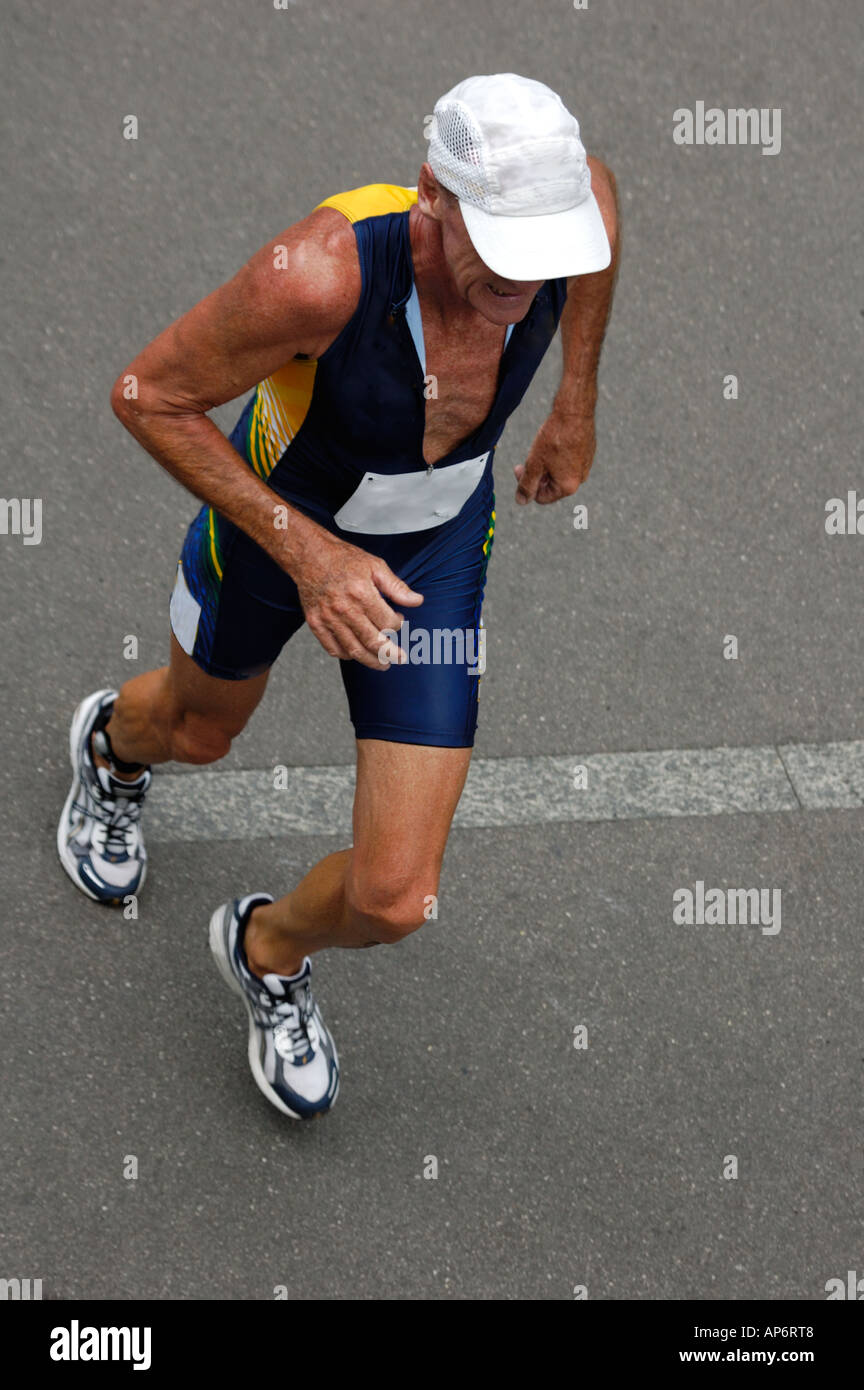 Older triathlete hi-res stock photography and images - Alamy