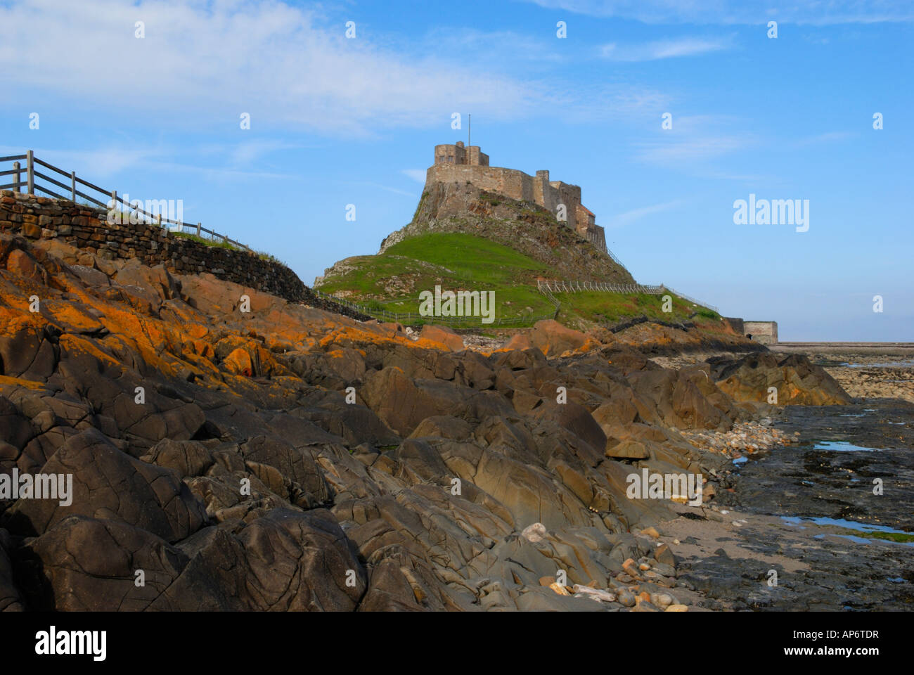 Holy island lindisfarne northumbria hi-res stock photography and images ...