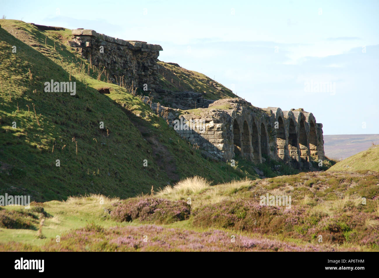 Old Kilns from Iron Ore Mining, on Chimney Bank, in Rosedale, North ...