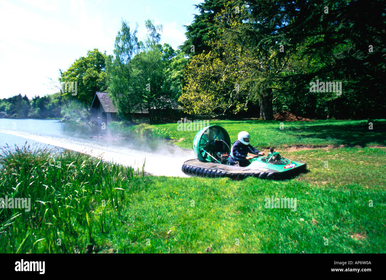 HOVERCRAFT RACING ACTION Stock Photo - Alamy