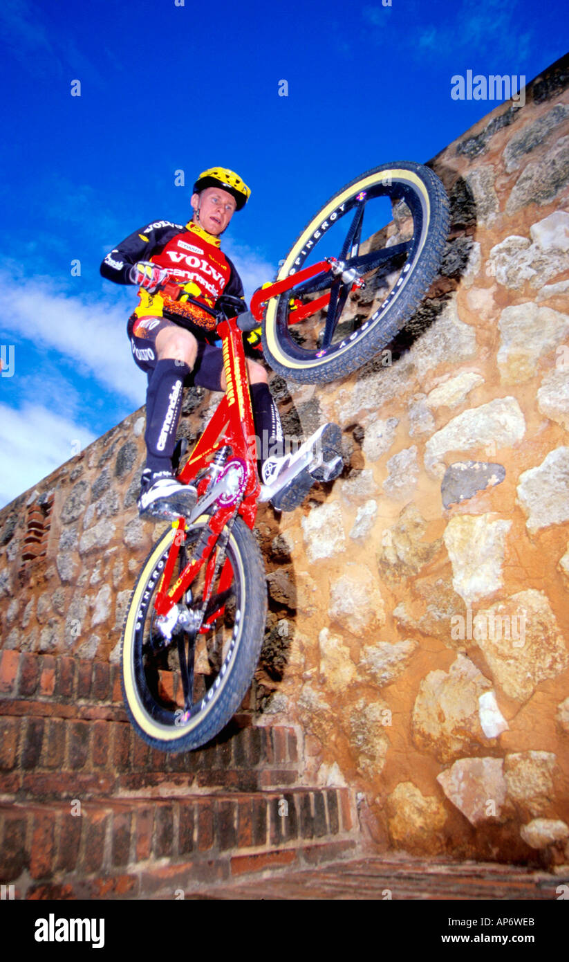 MOUNTAIN BIKE ACTION Stock Photo - Alamy