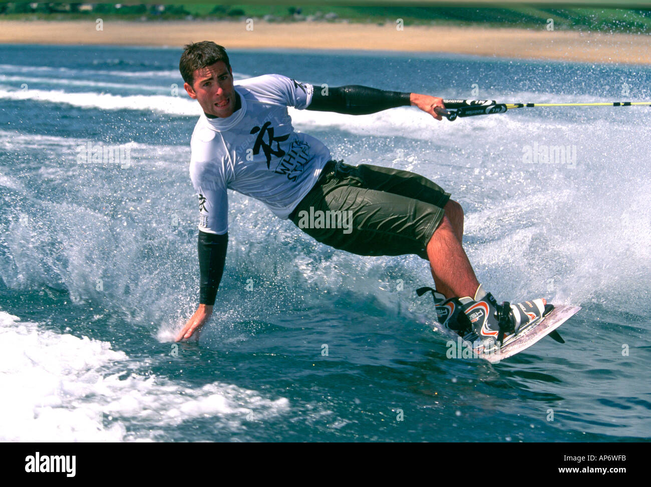 Wakeboarding teenager hi-res stock photography and images - Alamy