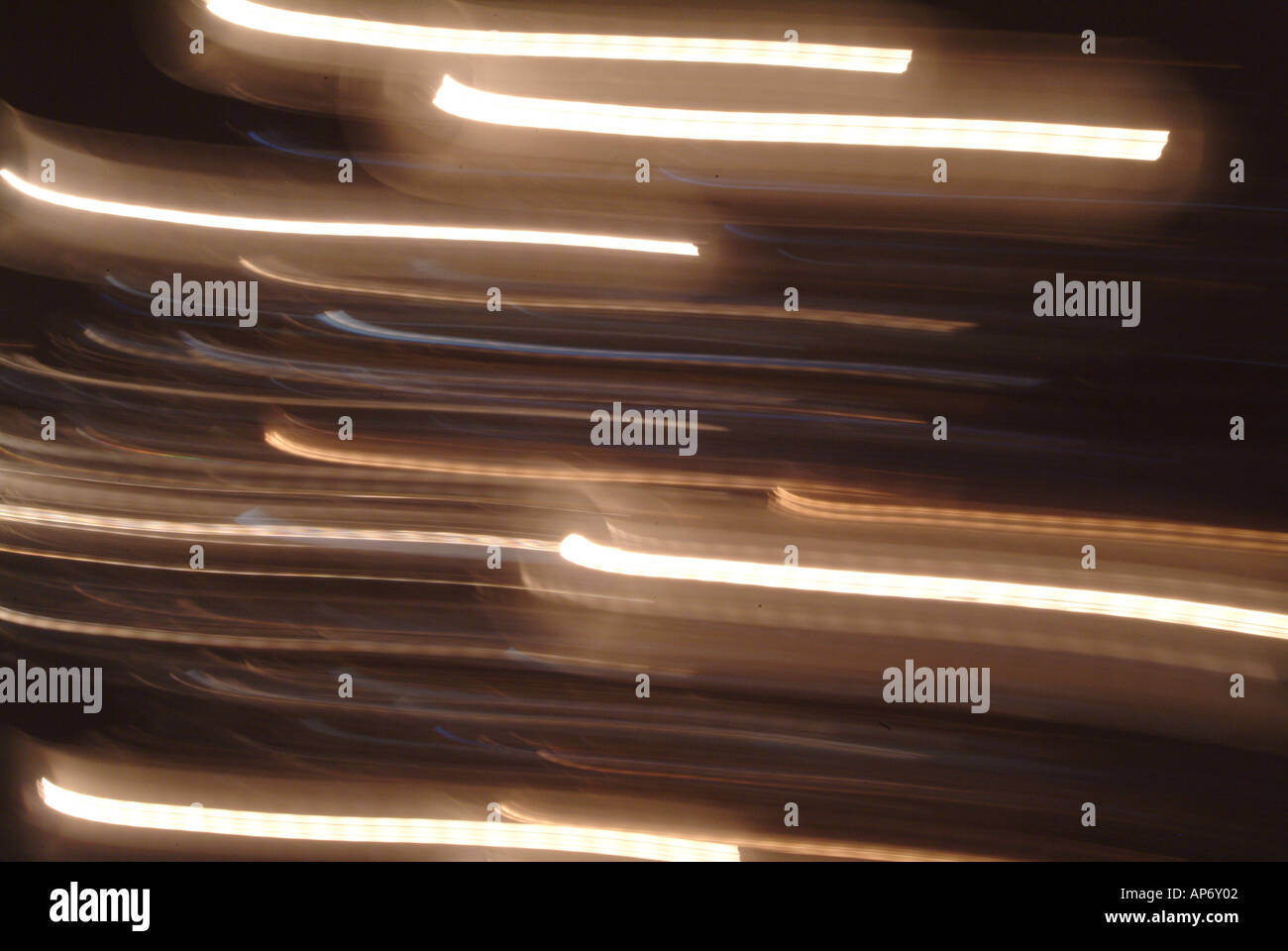 Abstract white light trails showing movement Stock Photo - Alamy