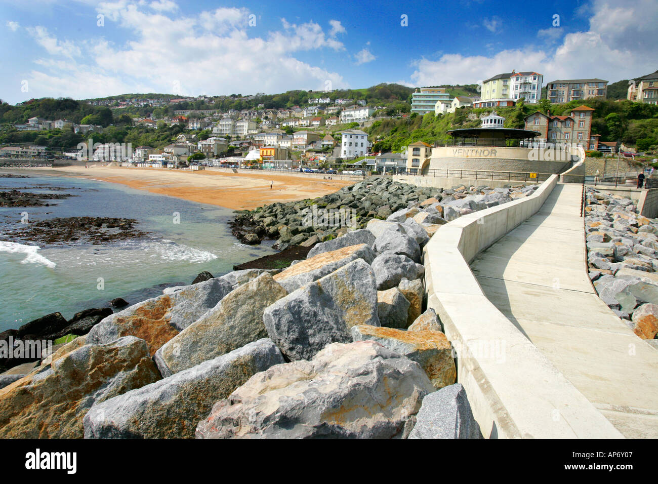 Ventnor Beach seafront Isle of Wight England UK Stock Photo - Alamy