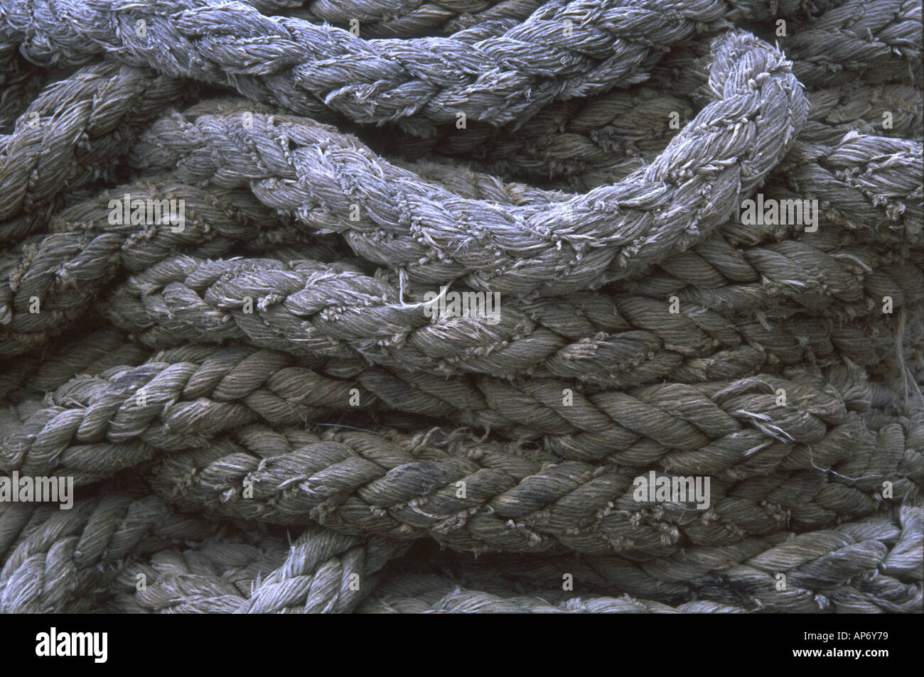 Coil old rope hi-res stock photography and images - Alamy