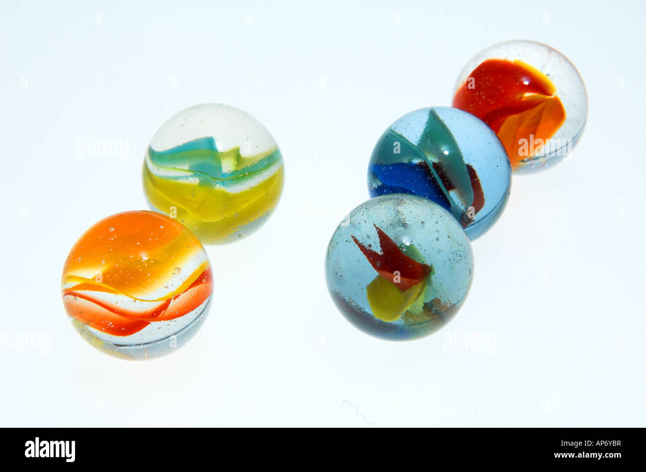 group of colourful marbles Stock Photo - Alamy