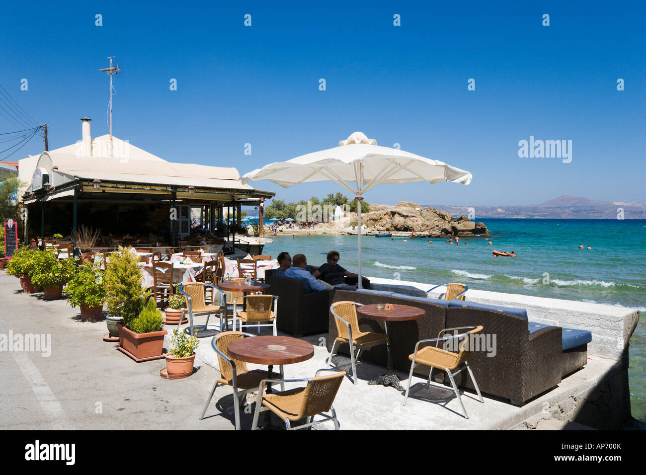 Beachfront Bar and Taverna, Almeritha (or Almerida, Almiridha, Almirida ...