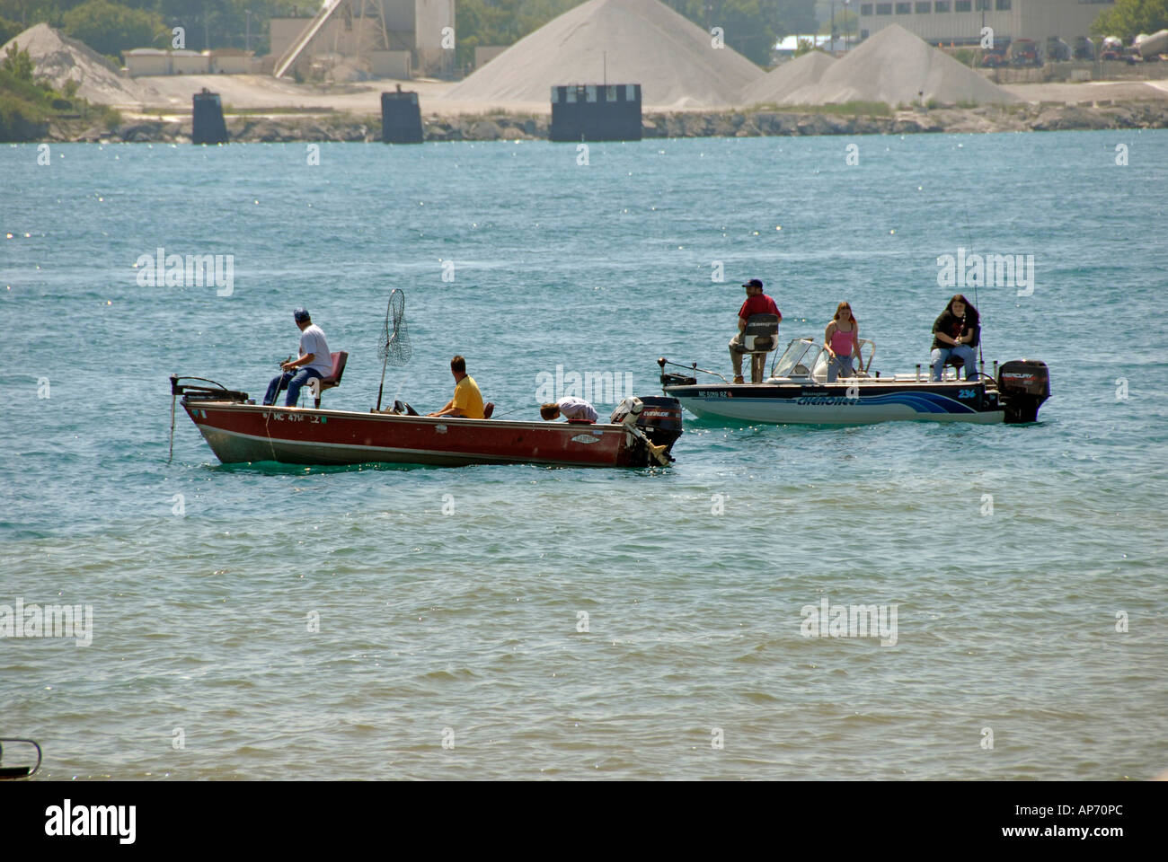 Recreational pleasure craft boating and fishing on Lake Huron and the ...