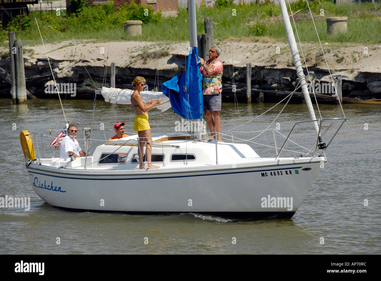 Recreational pleasure craft boating on Lake Huron and the St Clair ...