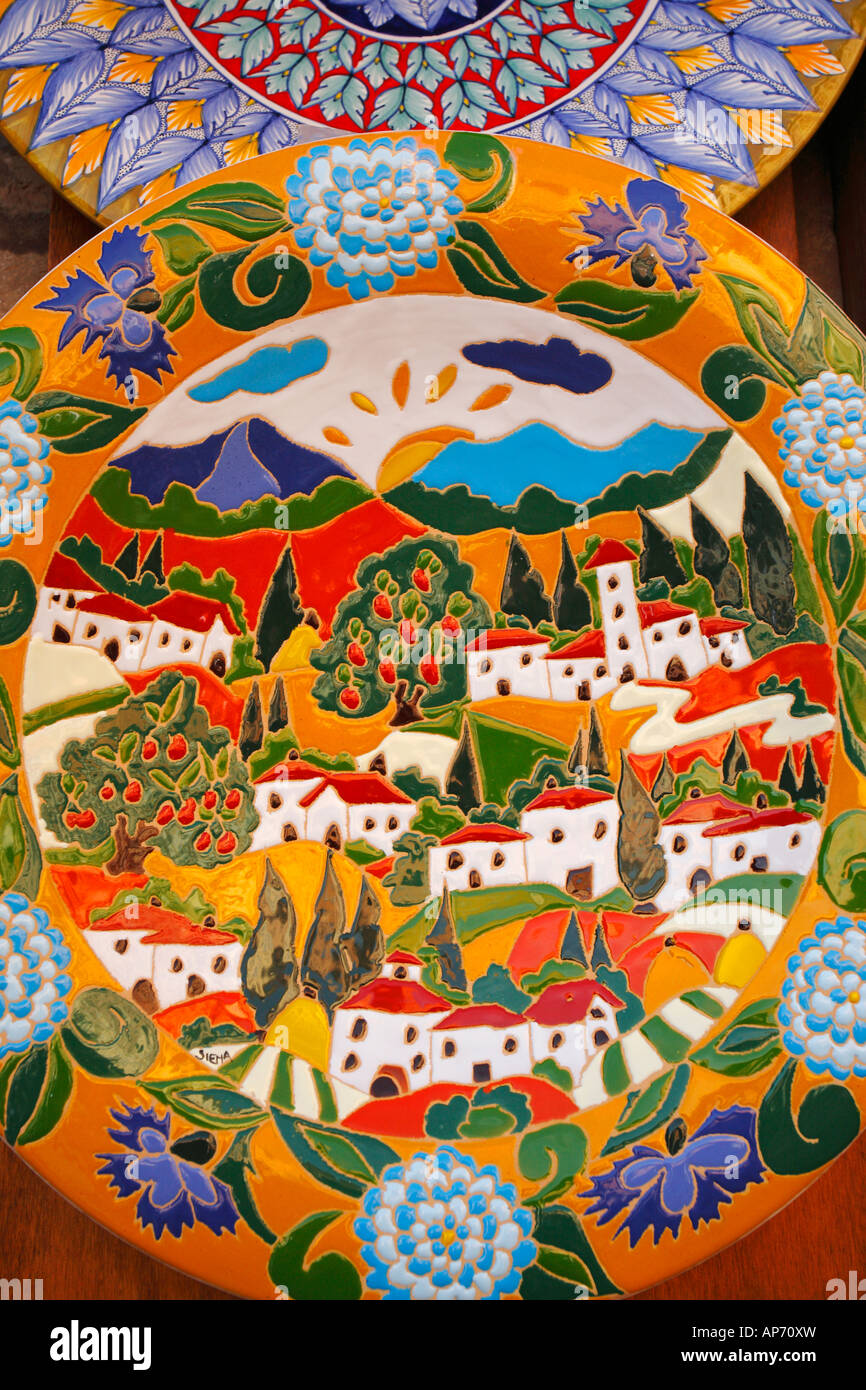 Tuscany italy ceramic painted pottery hi-res stock photography and ...