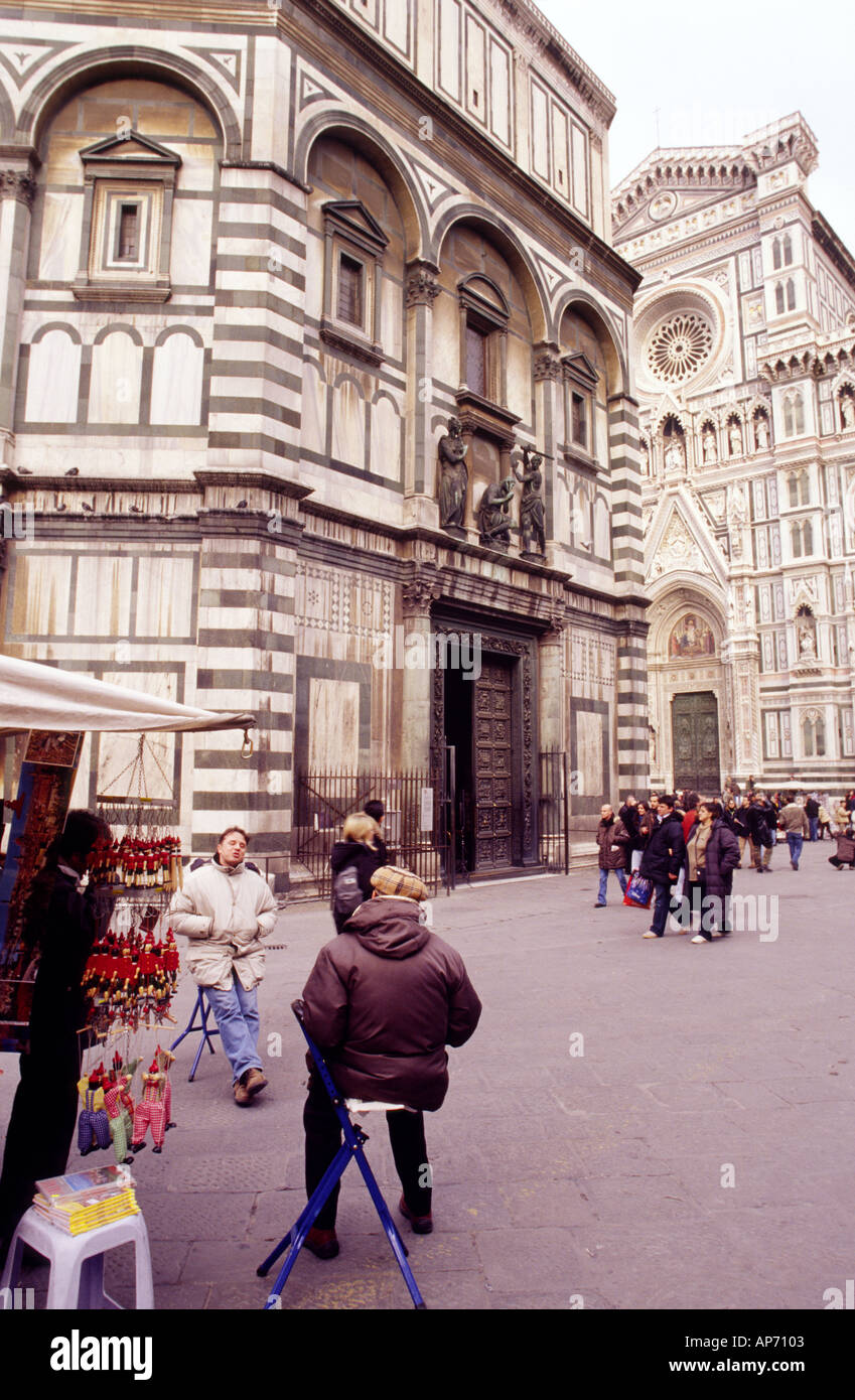 Florence, italy duomo steps hi-res stock photography and images - Alamy