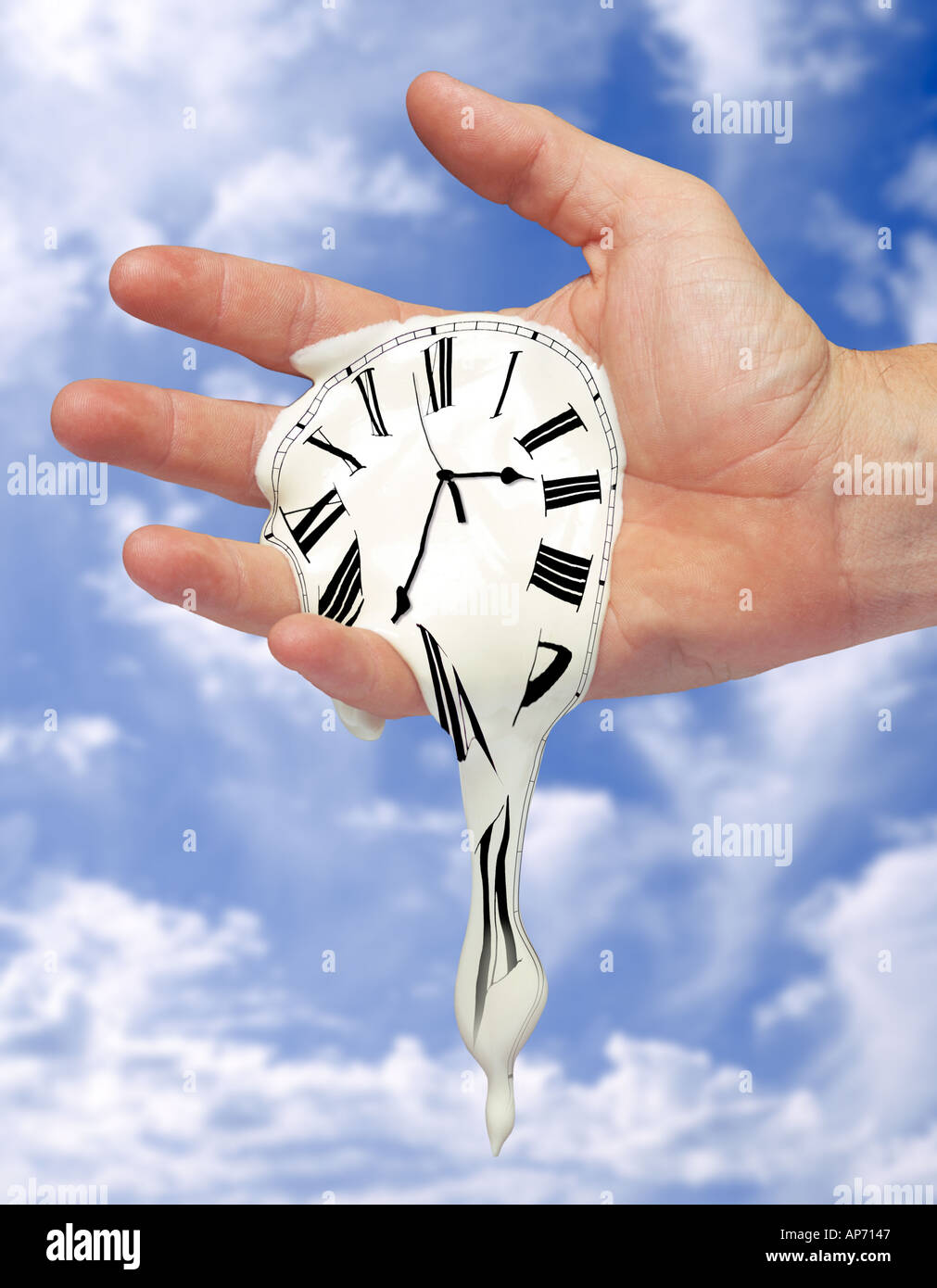 Time Melt Stock Photo - Alamy