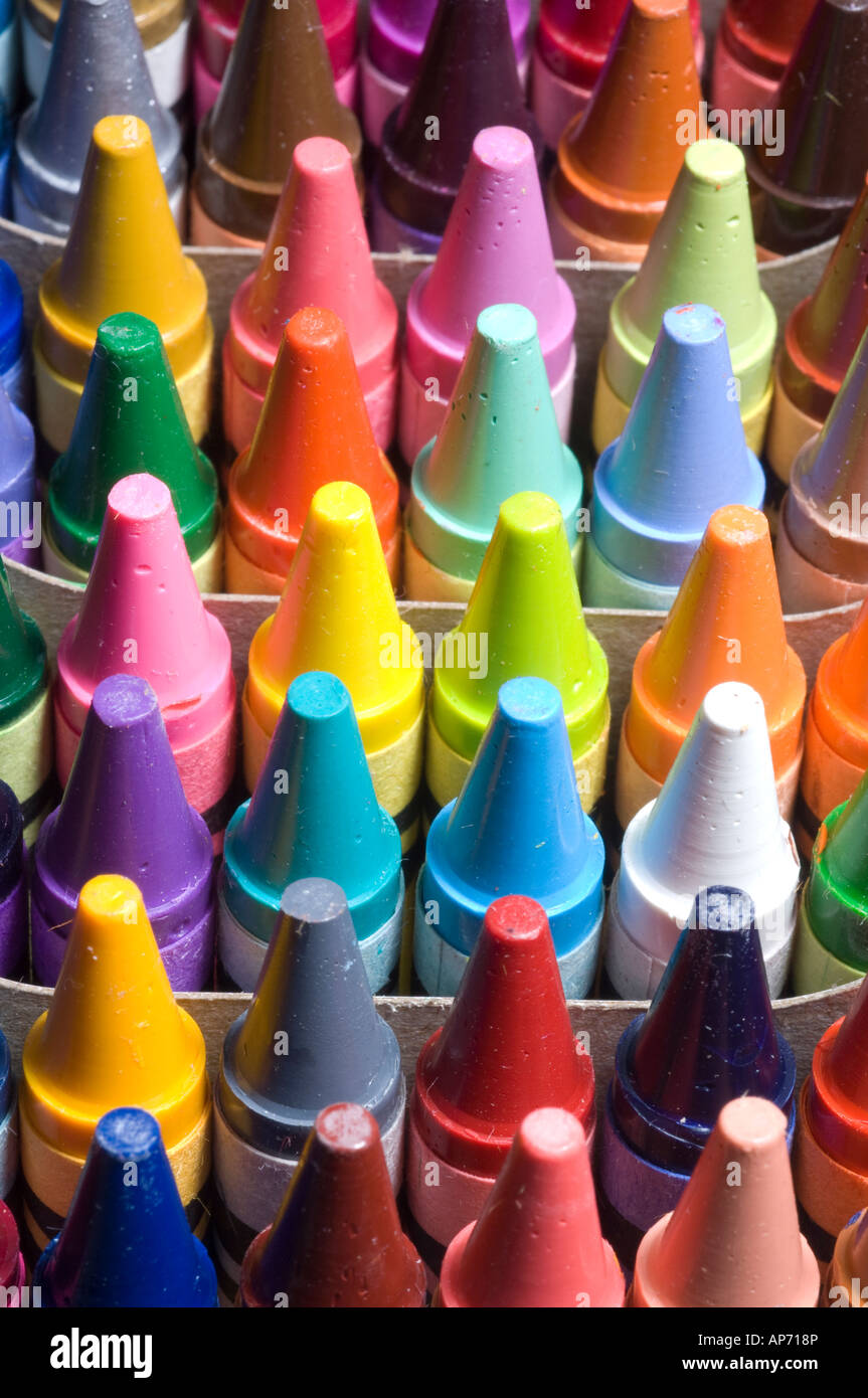 Childrens crayon hi-res stock photography and images - Alamy