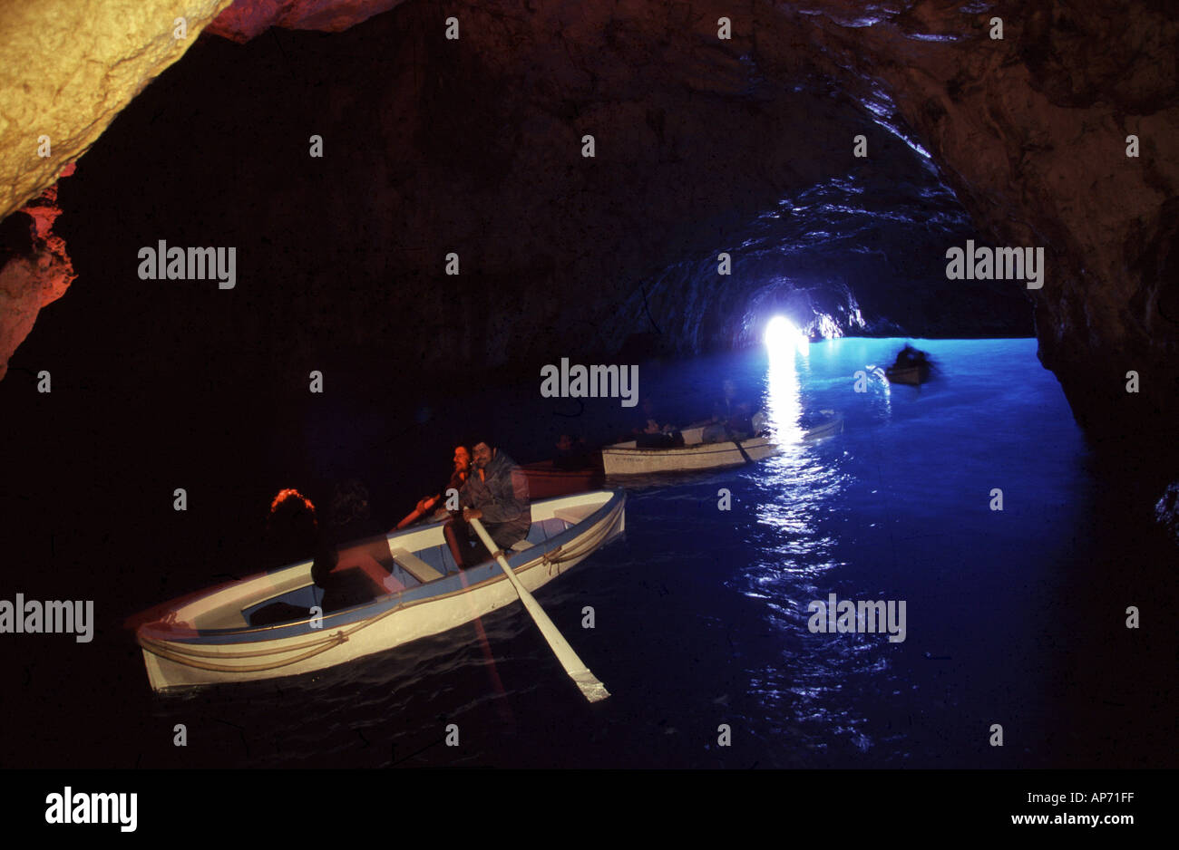Italy Island of Capri Blue Grotto Stock Photo - Alamy
