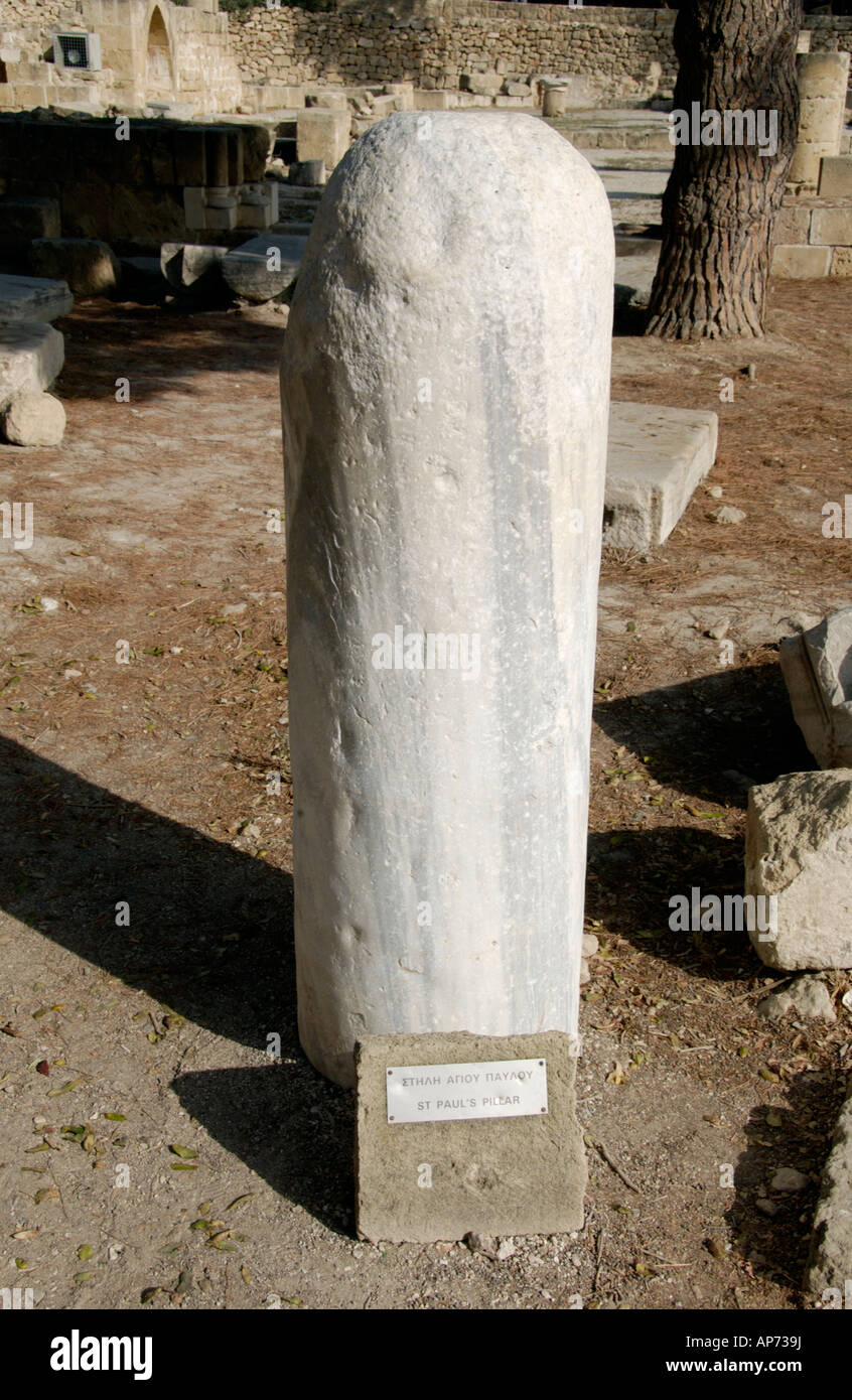 Pauls pillar pafos hi-res stock photography and images - Alamy