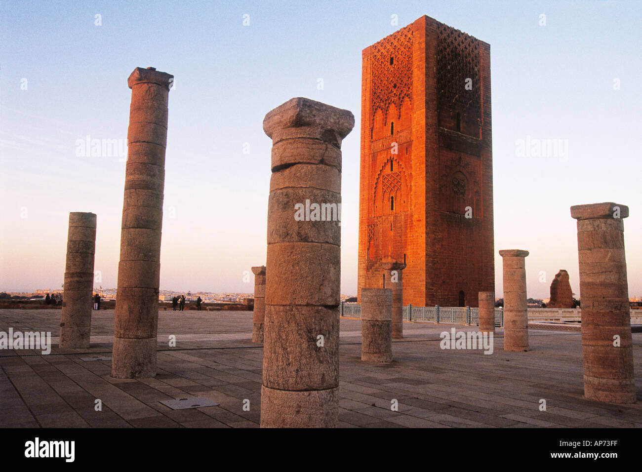 Morocco Rabat Hassan tower Stock Photo - Alamy