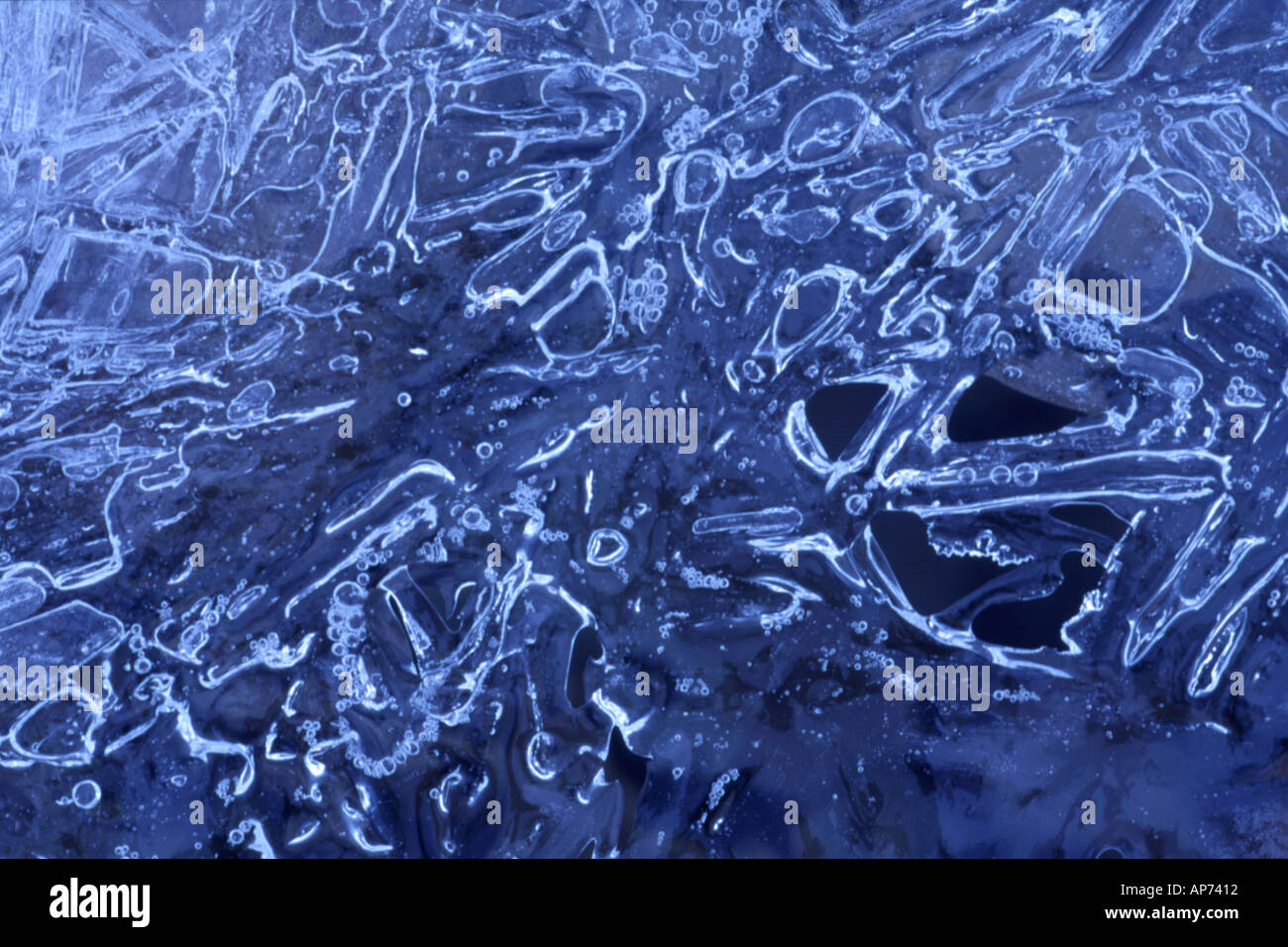 Lattice of ice crystals Stock Photo - Alamy