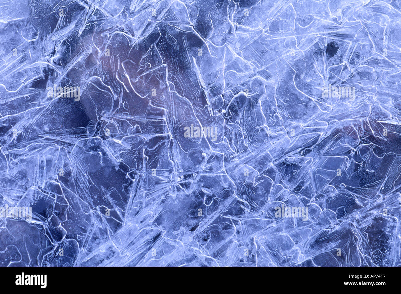 Lattice of ice crystals Stock Photo - Alamy
