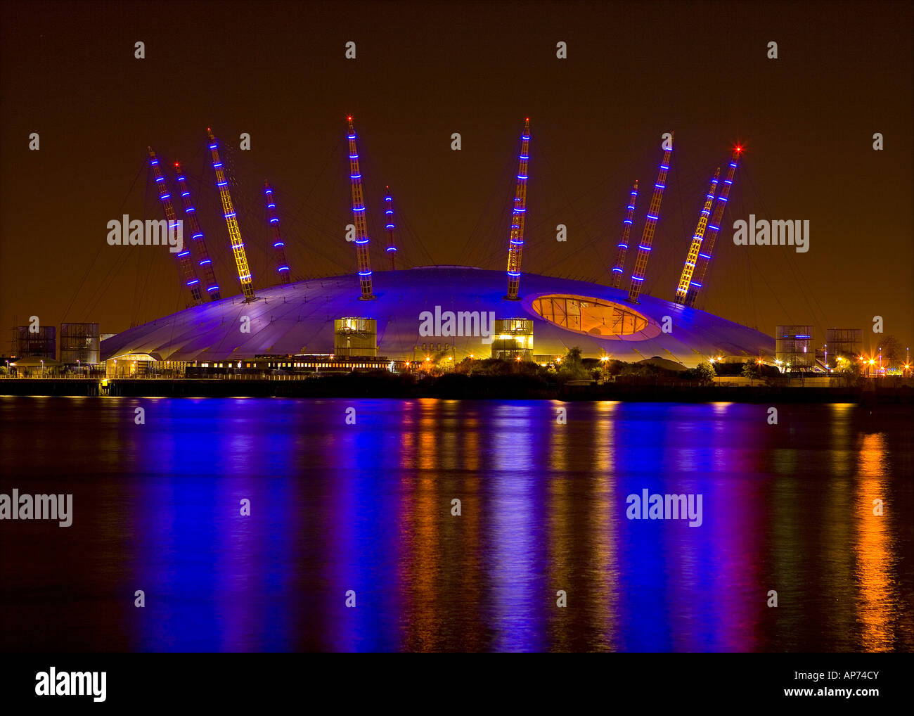 London Dome by Night Stock Photo - Alamy