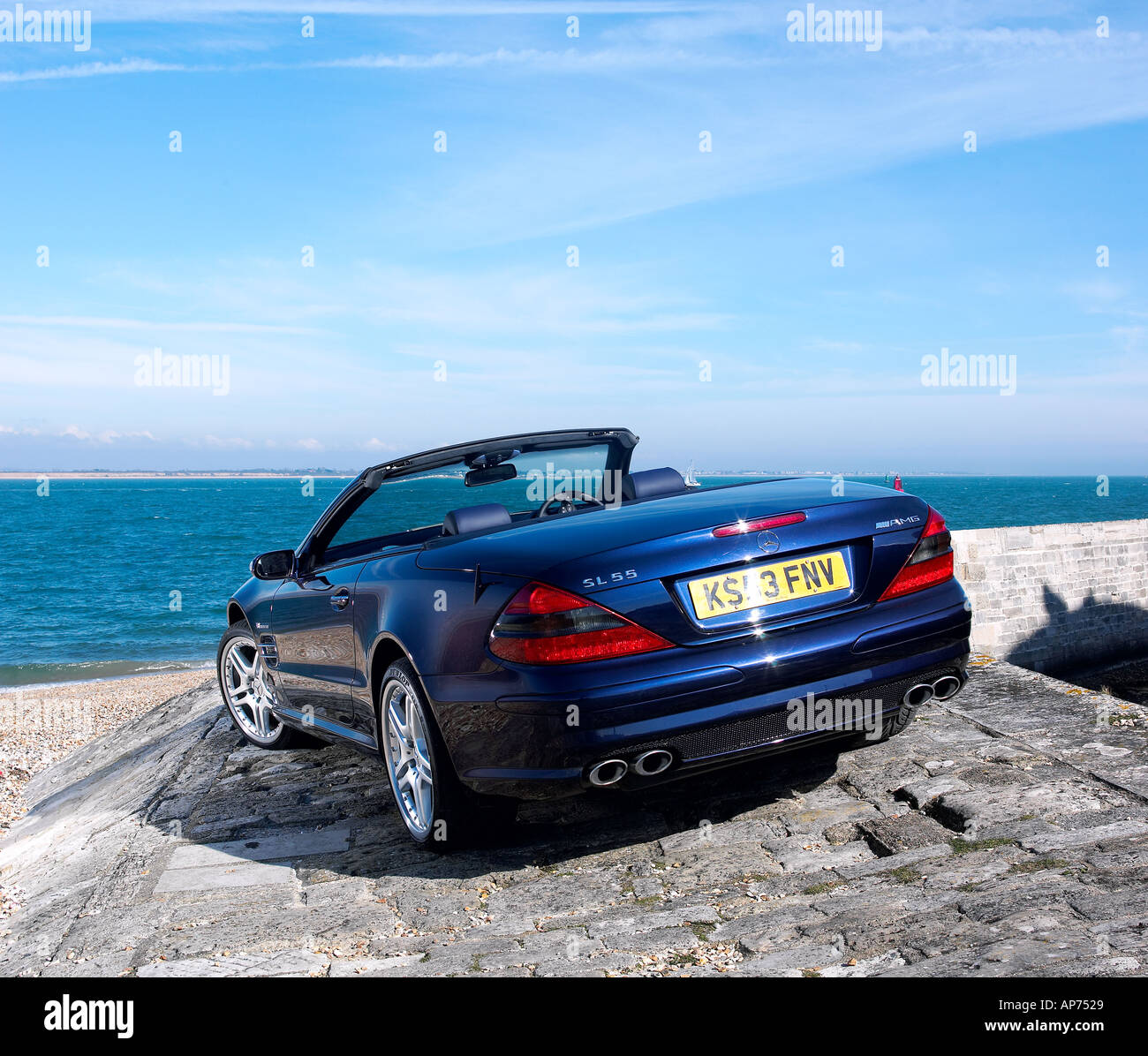 2003 Mercedes Benz SL55 AMG Stock Photo - Alamy