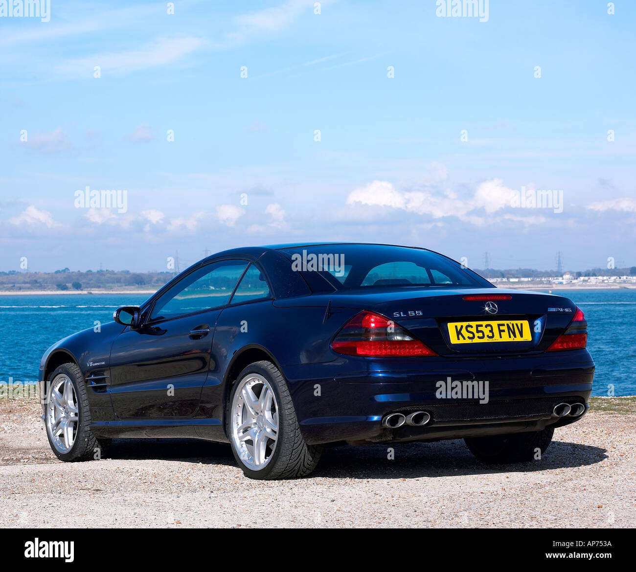 2003 Mercedes Benz SL55 AMG Stock Photo - Alamy