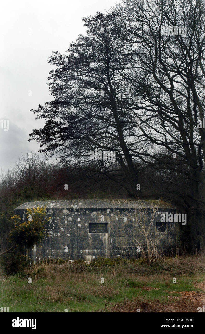 WWII Pill Box Stock Photo - Alamy