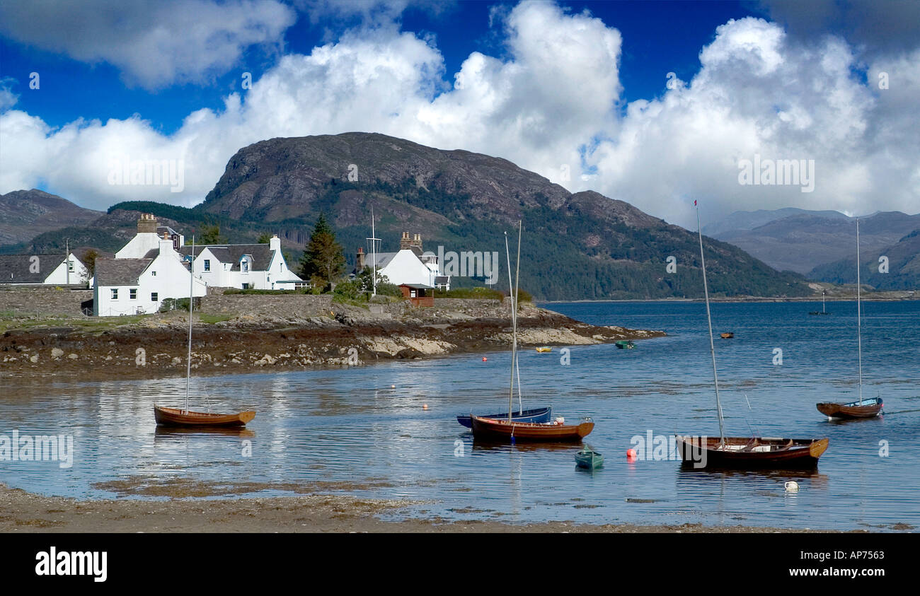 the village of Plockton in NW Scotland Stock Photo - Alamy