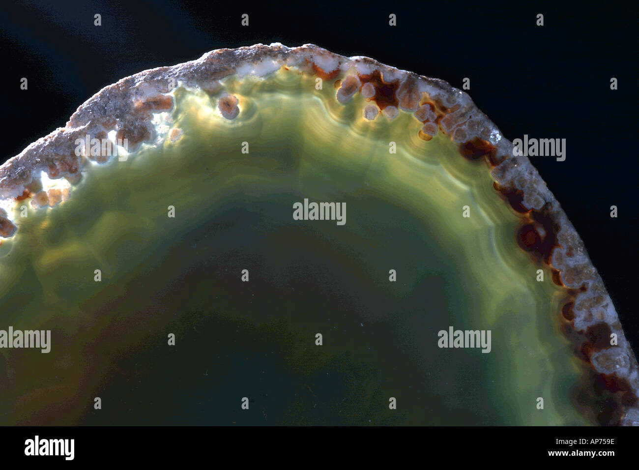 Mineral Chalcedon Stock Photo - Alamy