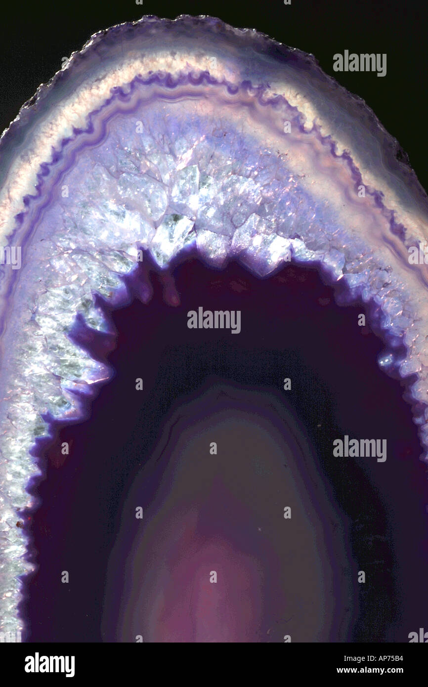 Mineral Chalcedon Stock Photo - Alamy