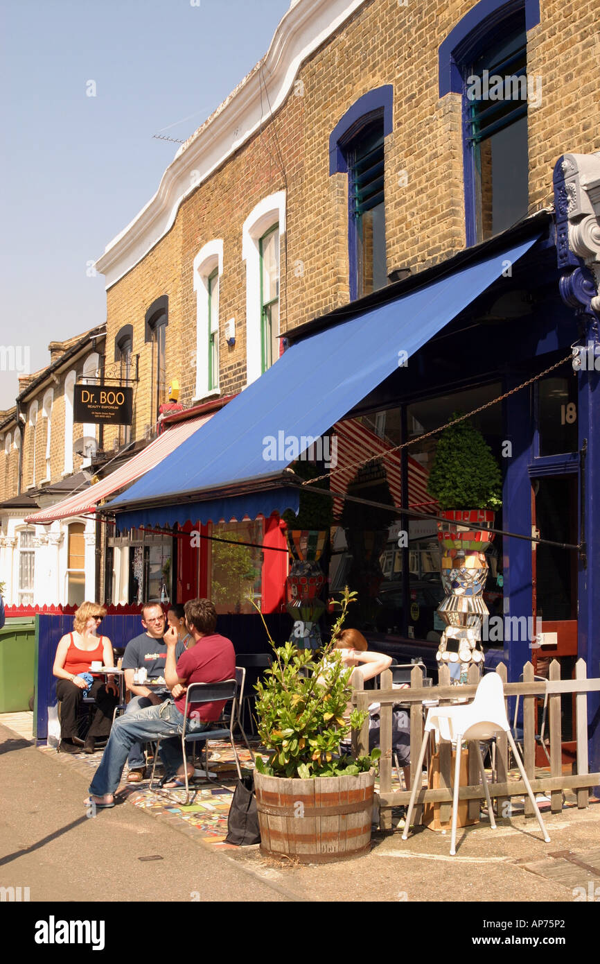 Tables chairs coffee shop street london hi-res stock photography and ...