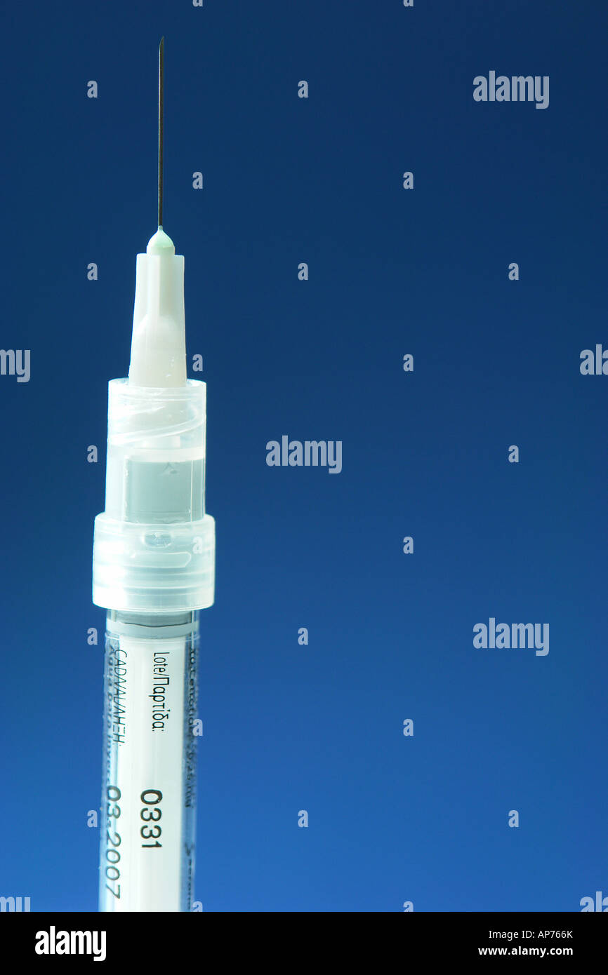 close-up of syringe Stock Photo - Alamy