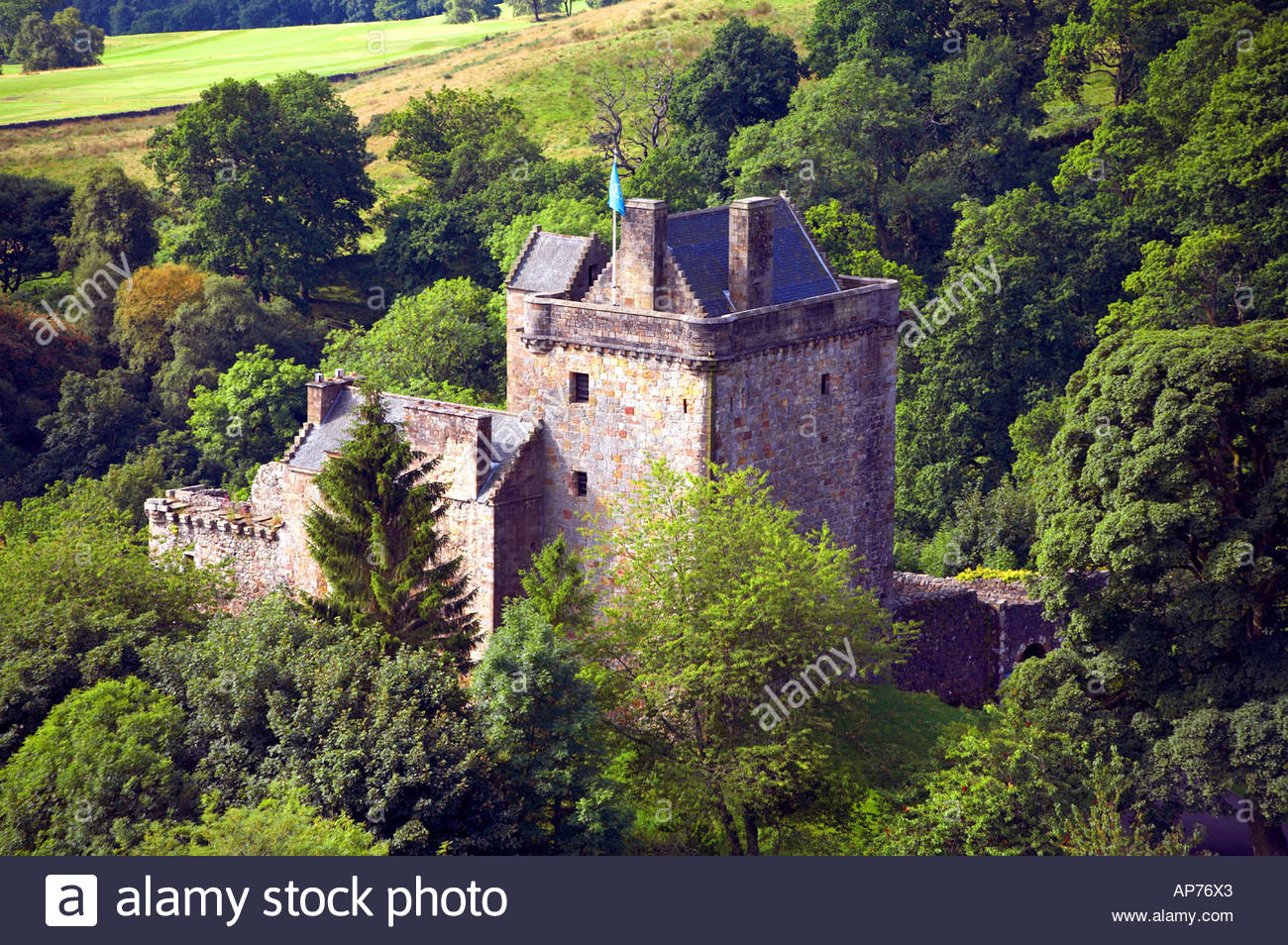Castle Campbell, Dollar Glen Scotland Stock Photo - Alamy