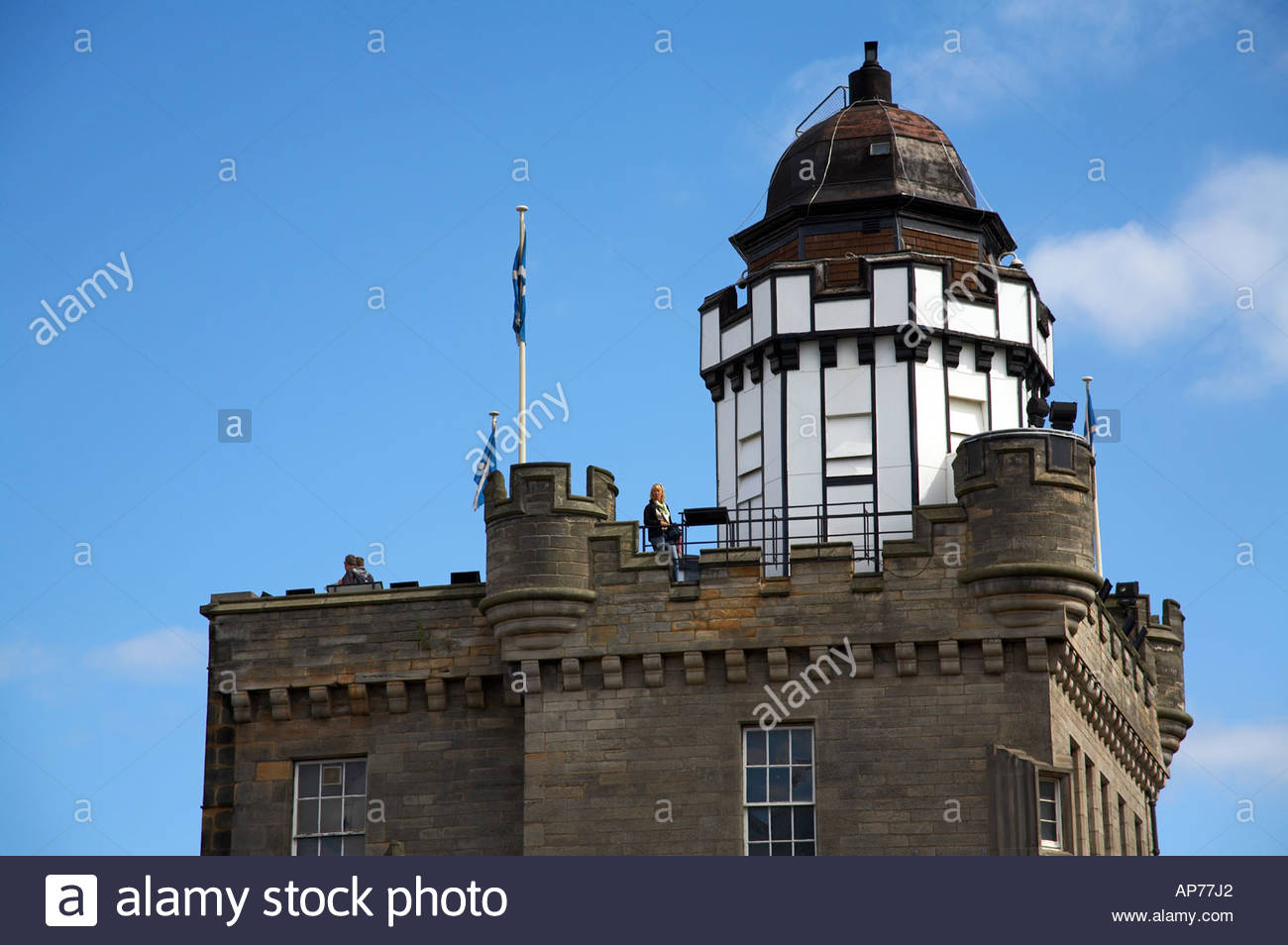 Camera Obscura Royal Mile Edinburgh SCOTLAND Stock Photo - Alamy