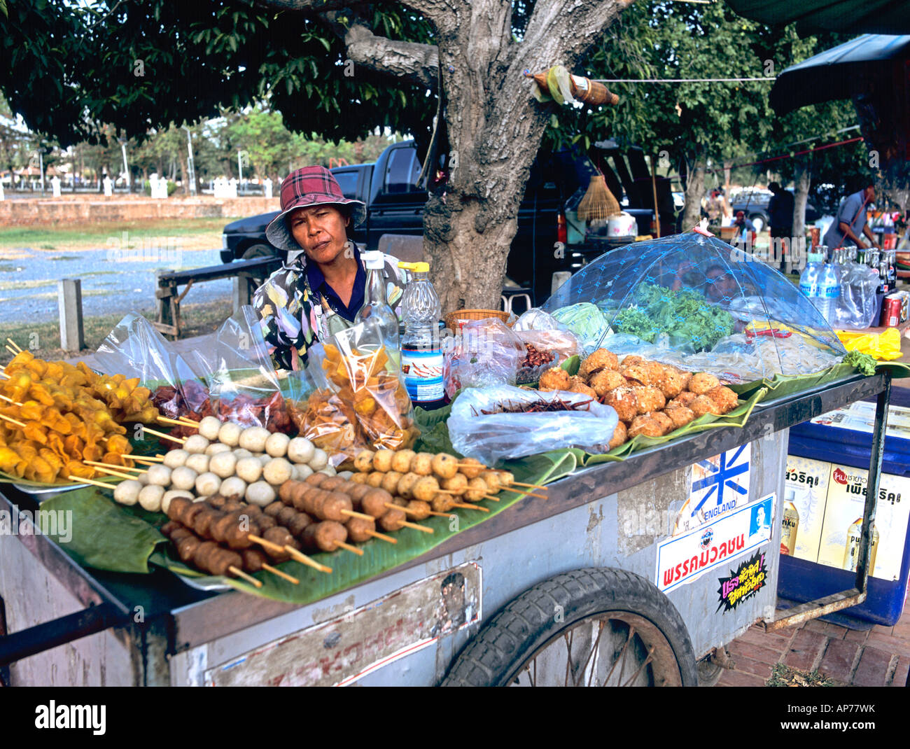 Street Trader Bangkok Thailand South East Asia Stock Photo - Alamy