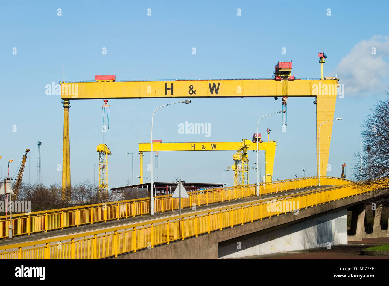 Harland and wolf cranes hi-res stock photography and images - Alamy