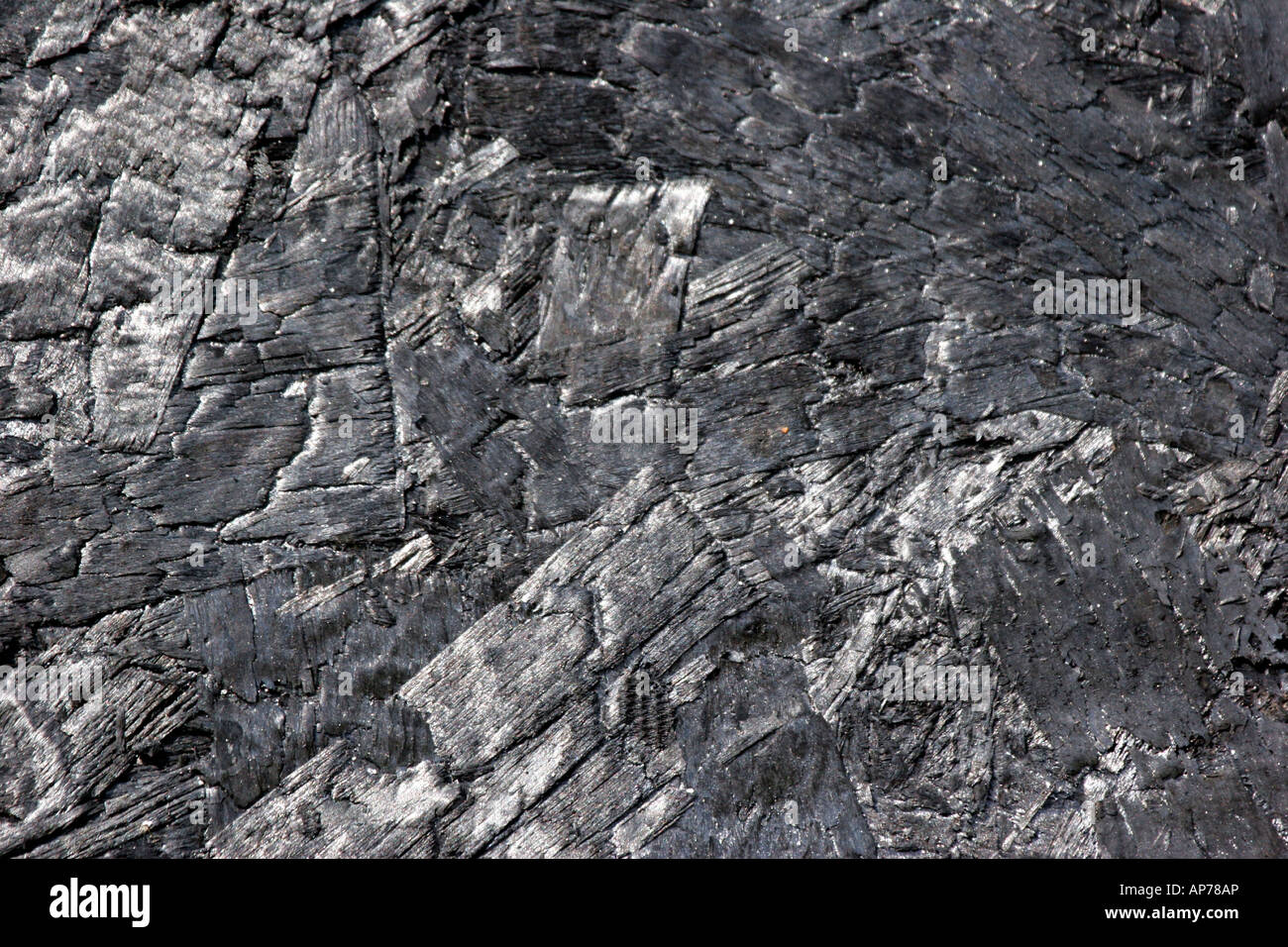 Burnt wood fibers showing fire damage Stock Photo - Alamy