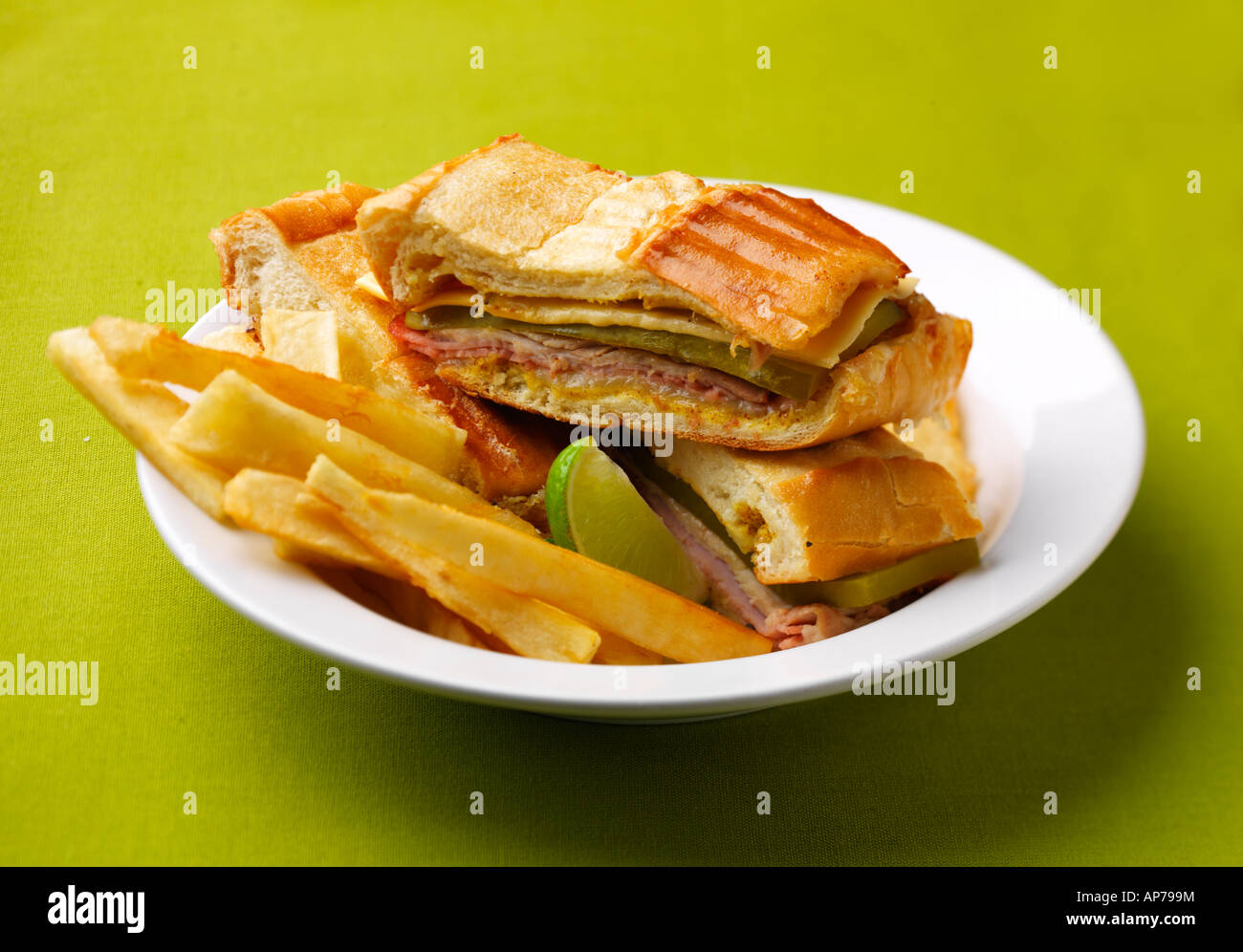 Traditional Cuban Pressed Sandwich Stock Photo - Alamy