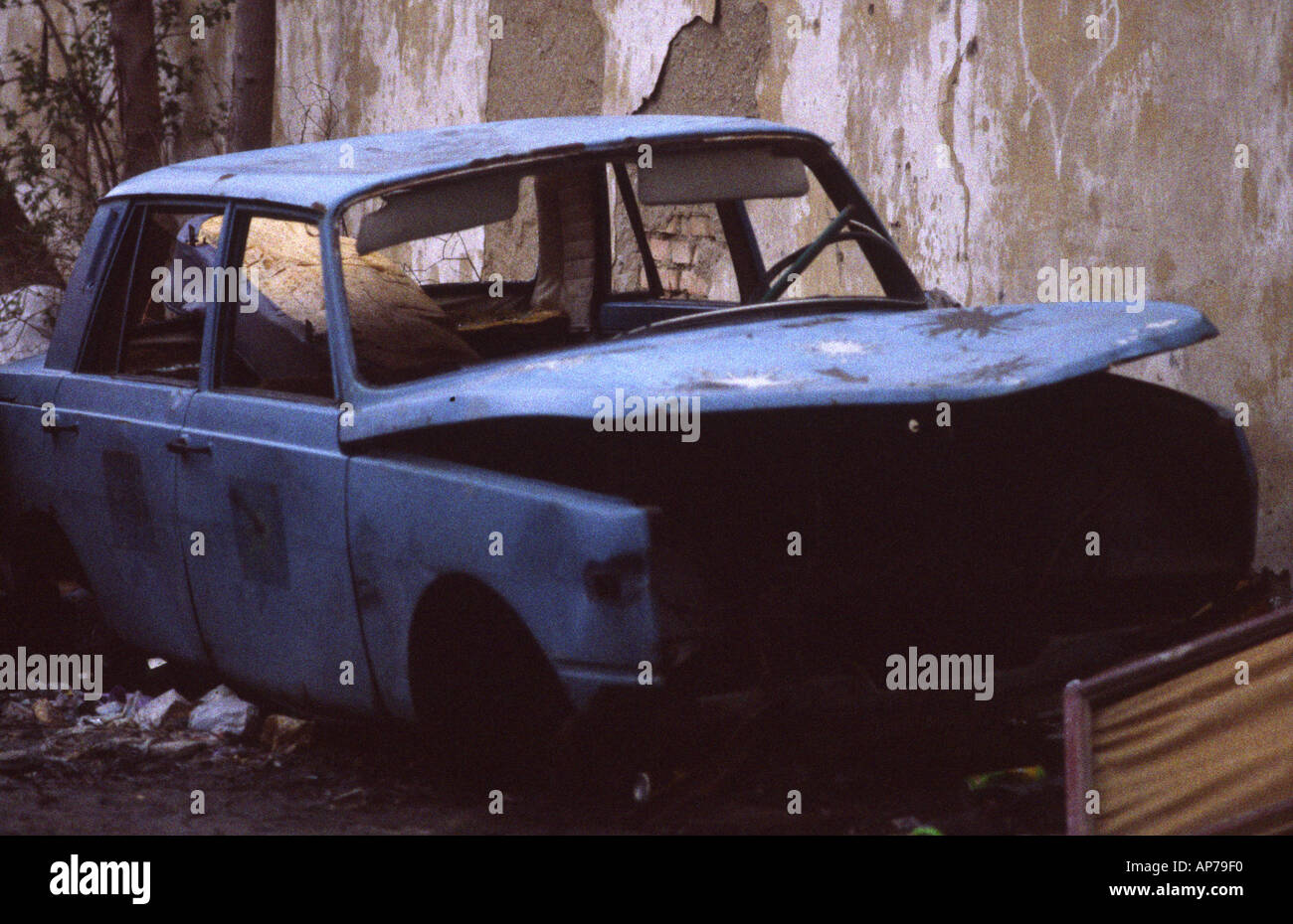 Car wreck trabant hi-res stock photography and images - Alamy