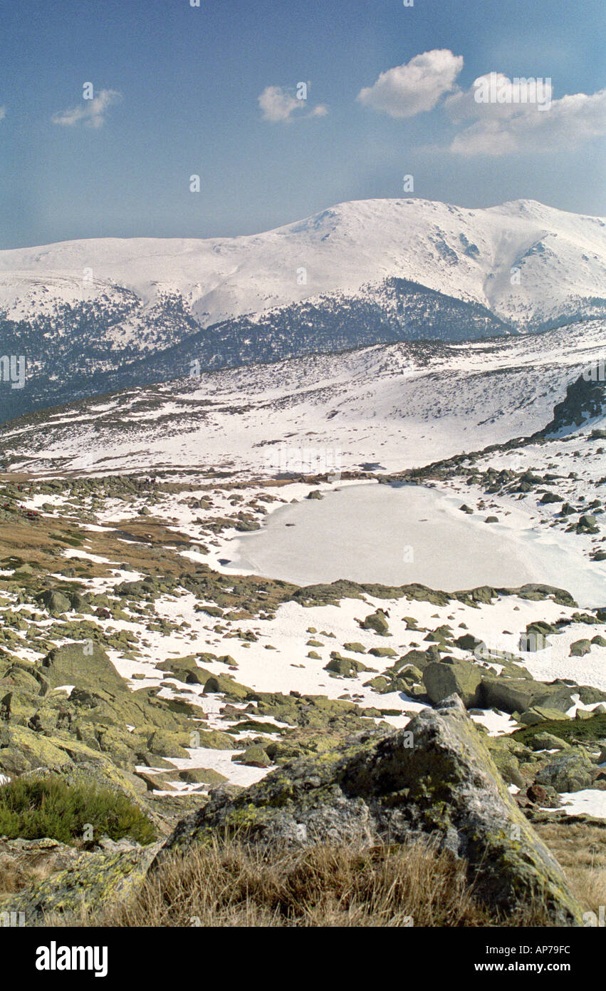 Mount Hierro seen from Penalara Mountain, Sistema Central Mountain ...