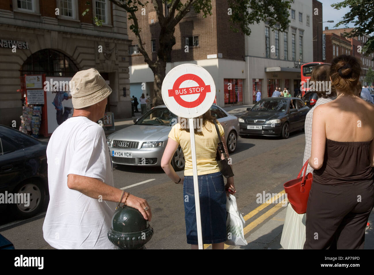 Temporary bus stop uk hi-res stock photography and images - Alamy