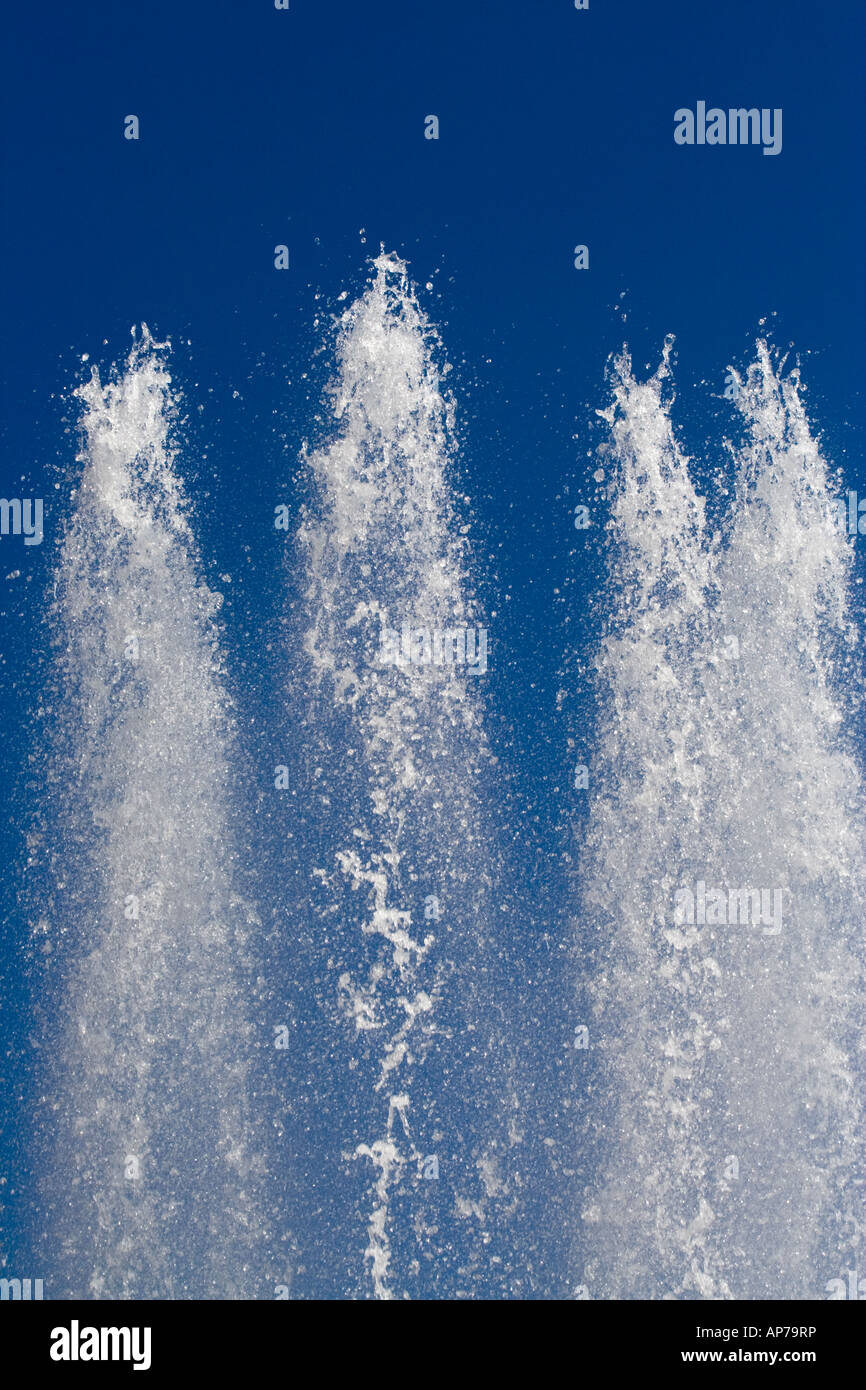 Water spray from fountain Stock Photo - Alamy